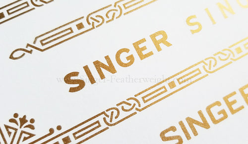 Decals, Celtic Knot Style for Singer Featherweight 221, 221K – The ...