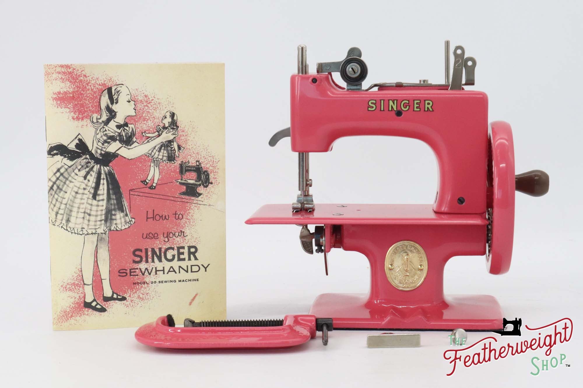 Singer Sewhandy Model 20 - Fully Restored in Happy Pink Grapefruit ...
