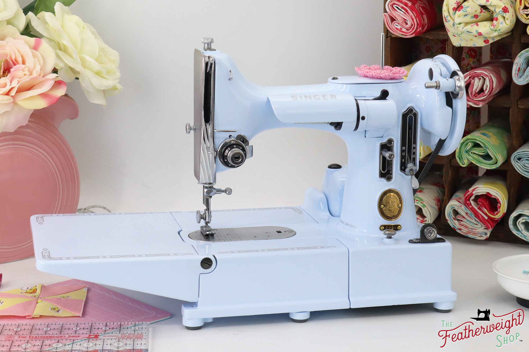 Singer Featherweight 222K Sewing Machine For Sale – The Singer ...