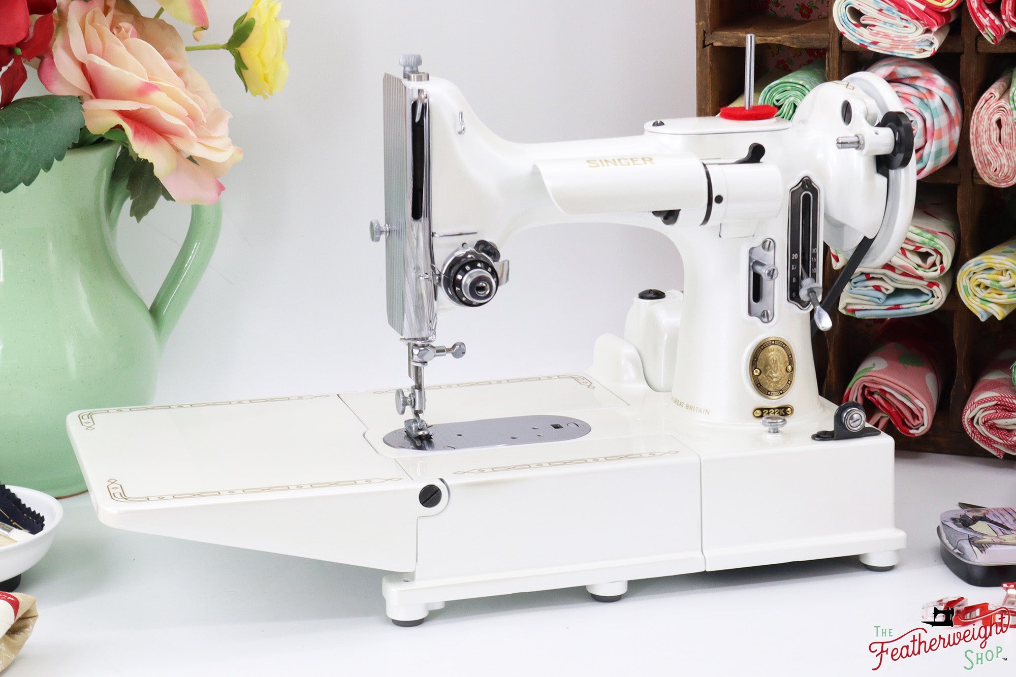 Singer Featherweight 222K Sewing Machine For Sale – The Singer ...