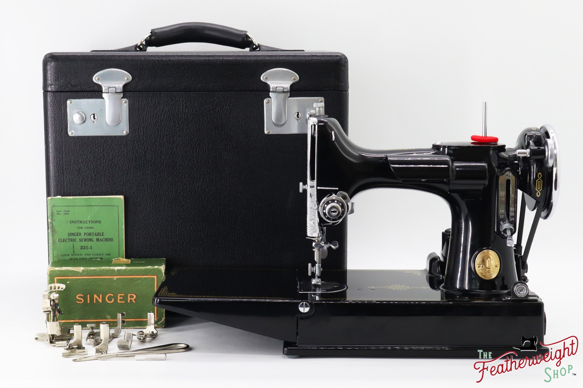 Singer Featherweight 221 Sewing Machine For Sale – The Singer ...