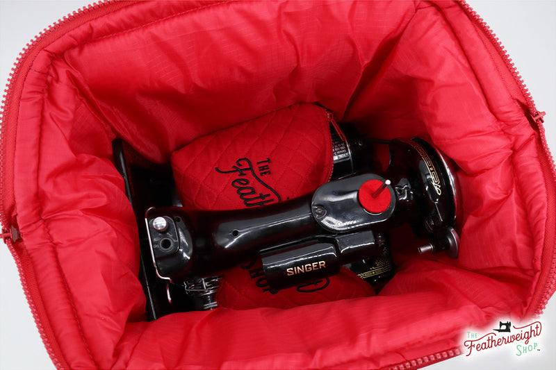 BAG, Padded TRAVEL fits Singer Featherweight 221 & 222 - RED – The ...