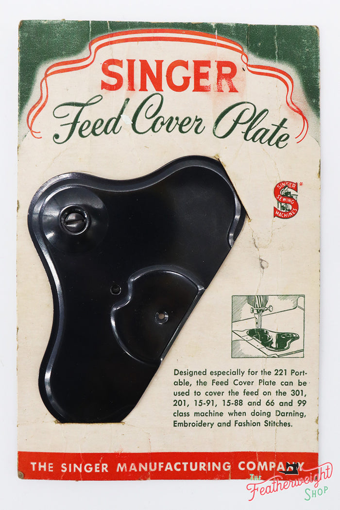 Amoeba Feed Cover Plate, Singer (Vintage Original) – The Singer ...