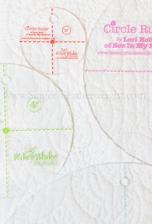 Cutting Ruler SET, Circle Ruler by Lori Holt – The Singer Featherweight ...