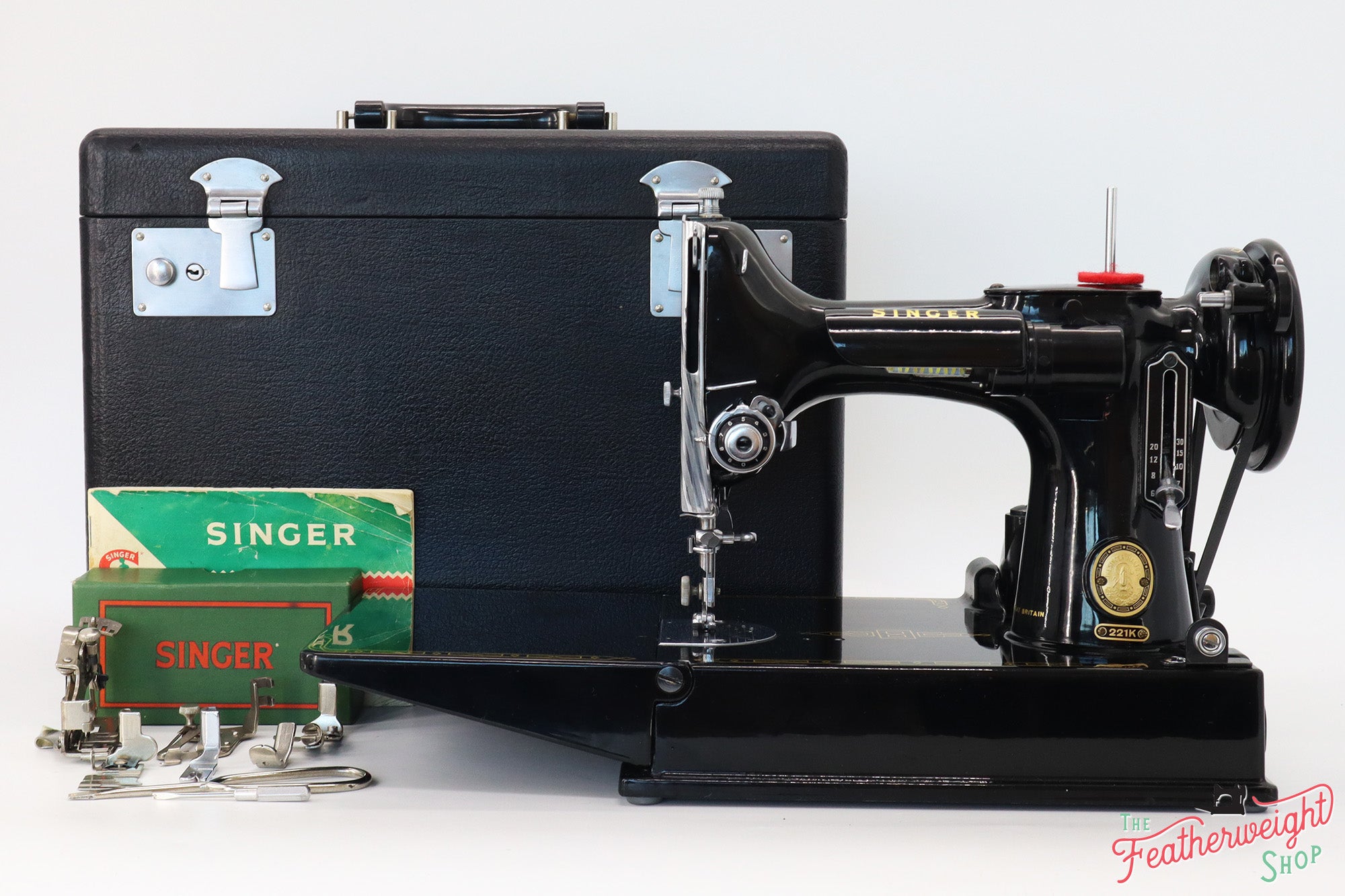 Singer Featherweight 221K Sewing Machine For Sale – The Singer ...