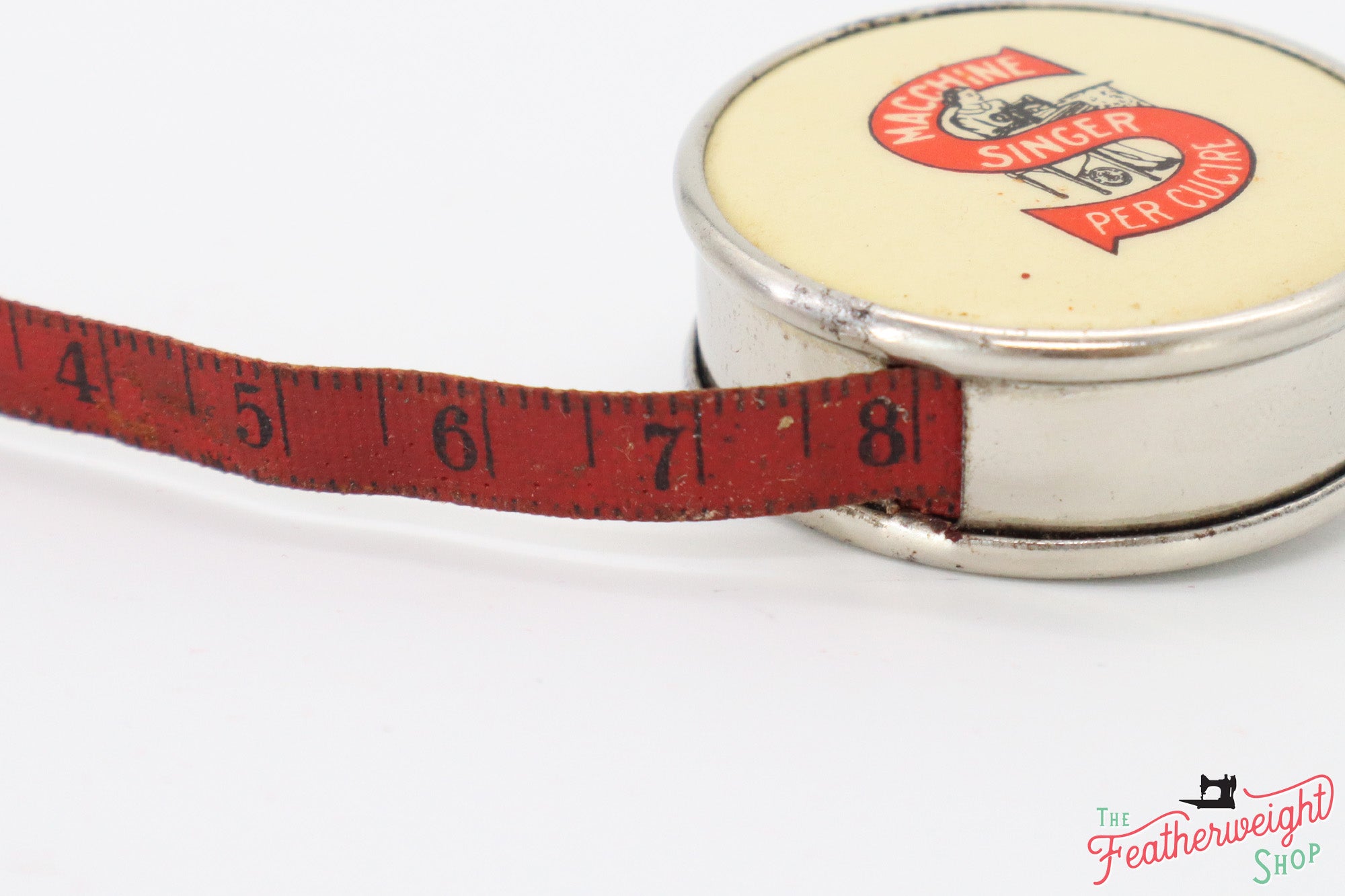 Measuring Tape, Retractable Singer Italian (Vintage Original) - RARE ...