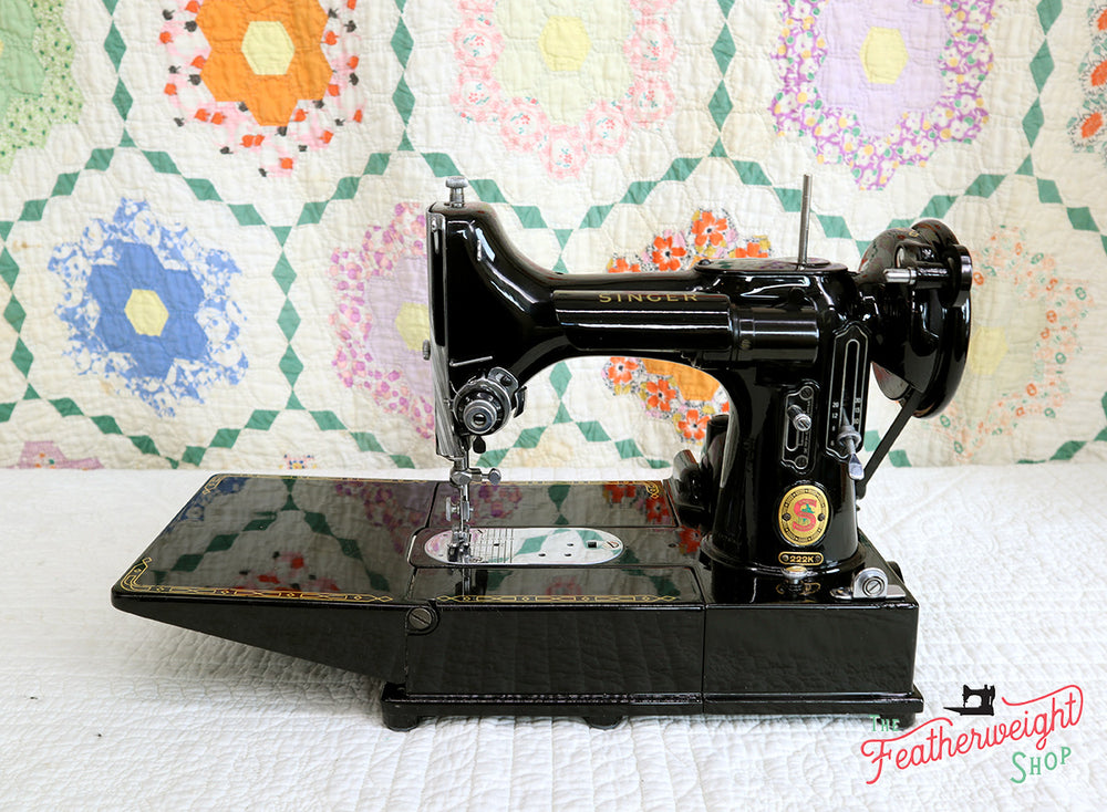 Singer Featherweight 222K Sewing Machine, RED "S" ER022*** – The Singer ...