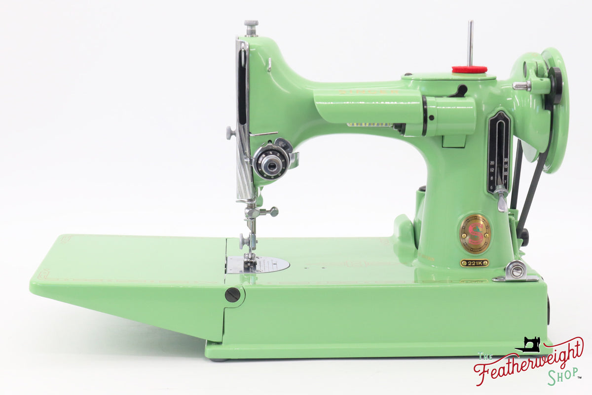 Singer Featherweight 221K, Red 'S', ES6522** - Fully Restored in Art D ...