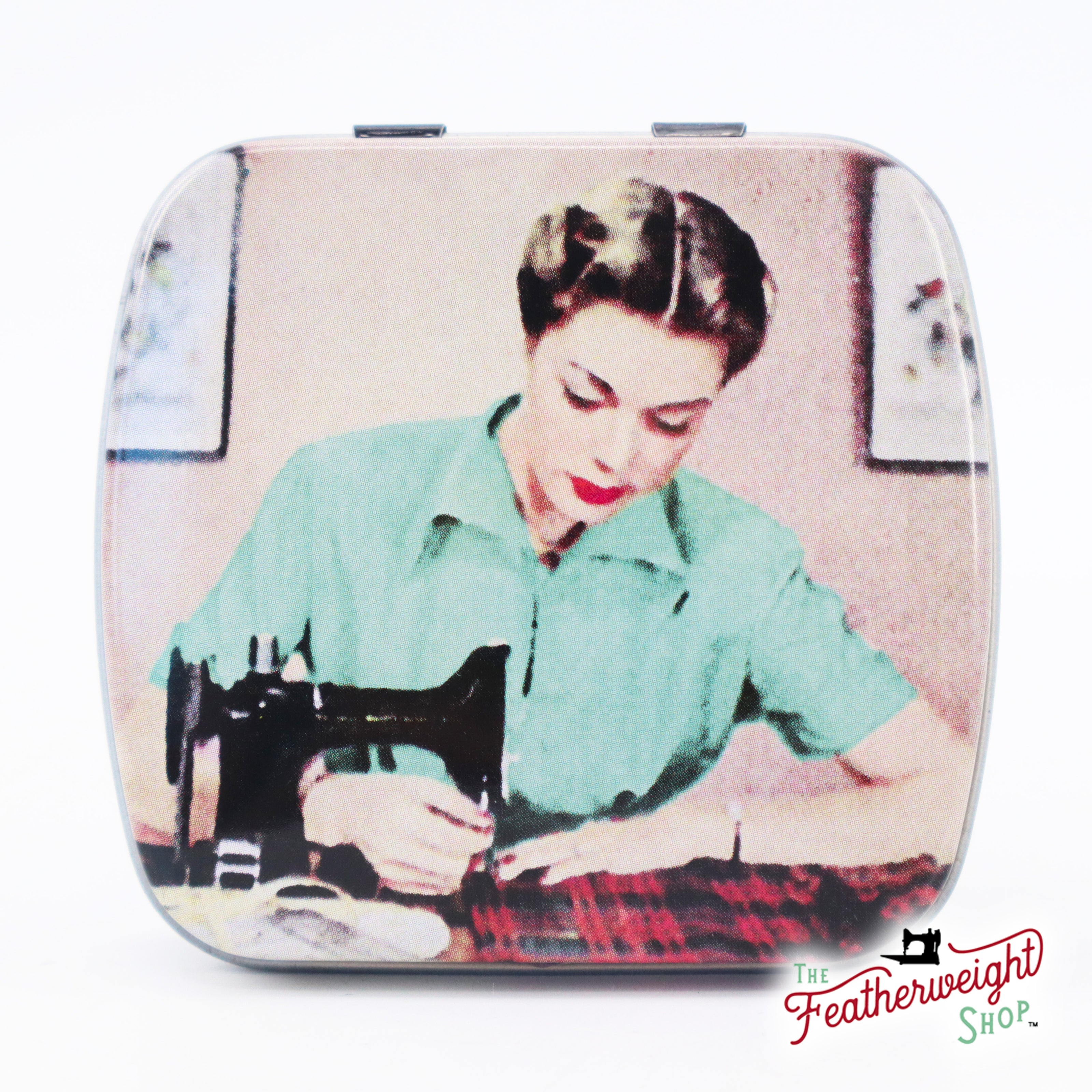 Featherweight Pin Tin & Nostalgic Box - Red Plaid – The Singer ...