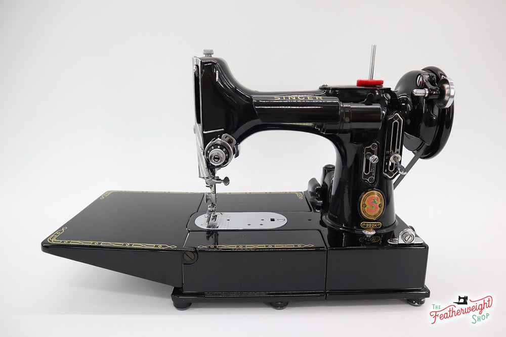 Singer Featherweight 222K Sewing Machine, RED "S" ER0234** – The Singer ...