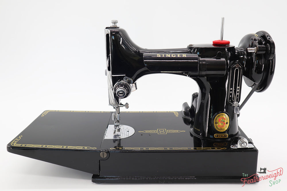 Singer Featherweight 221 Sewing Machine, RED "S" ES243*** – The Singer ...