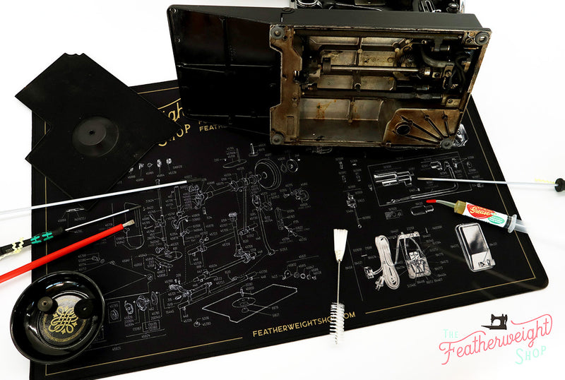 Servicing Mat, Featherweight Schematic – The Singer Featherweight Shop