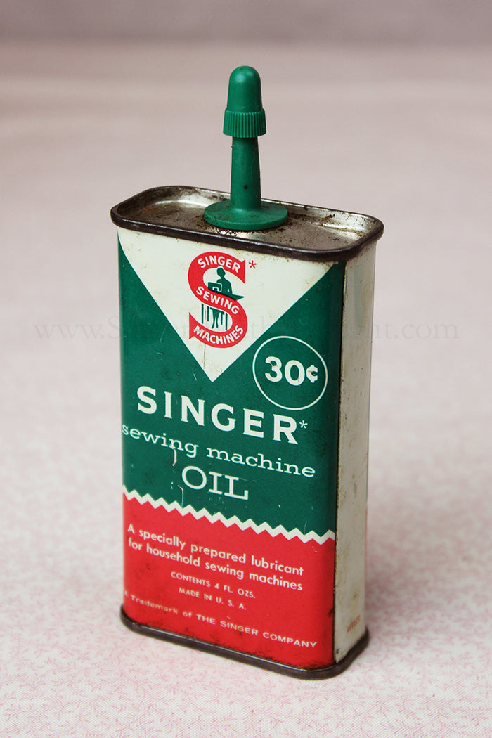 Oil Can, Singer (Vintage Original) – The Singer Featherweight Shop