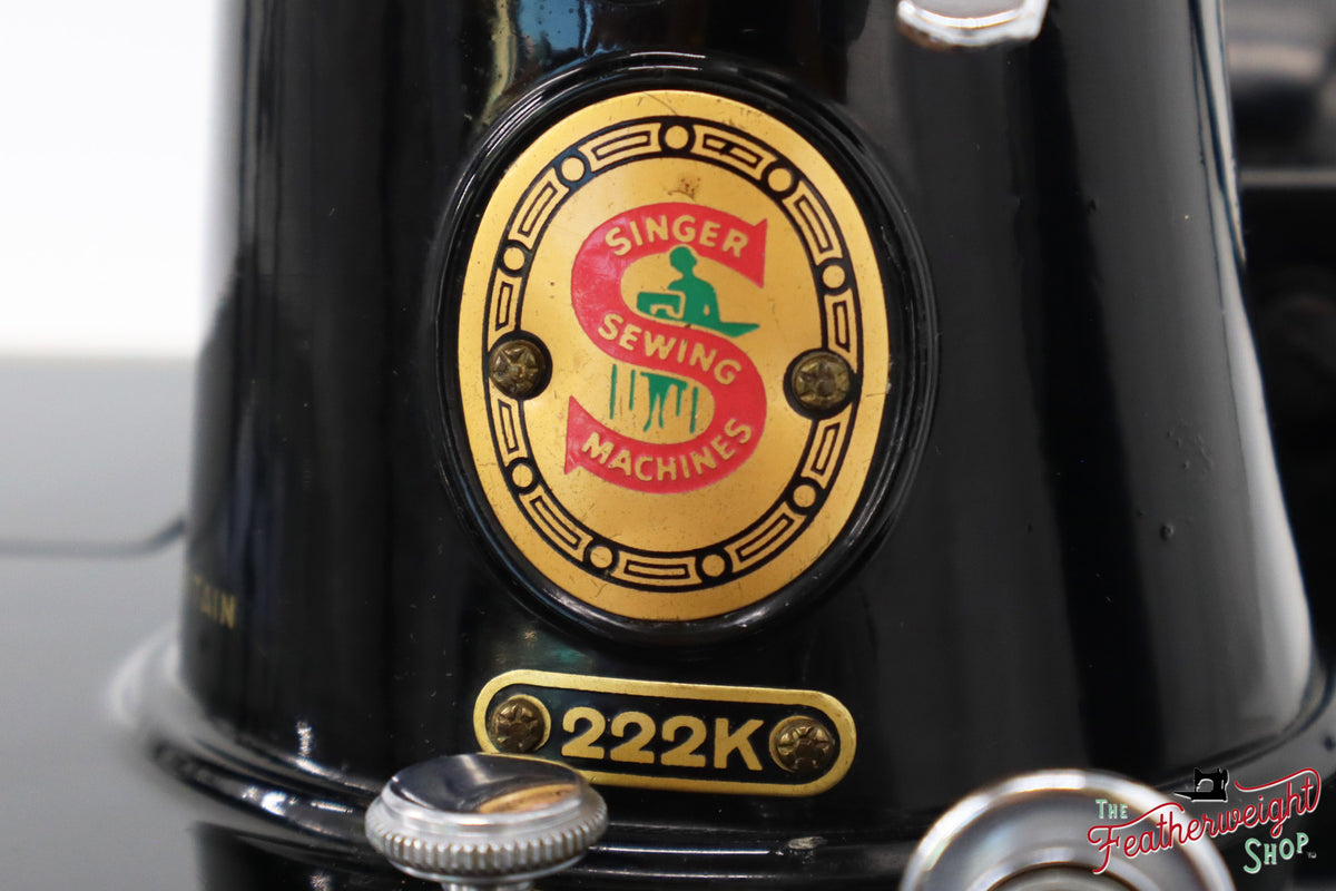 Singer Featherweight 222K Sewing Machine For Sale – The Singer ...