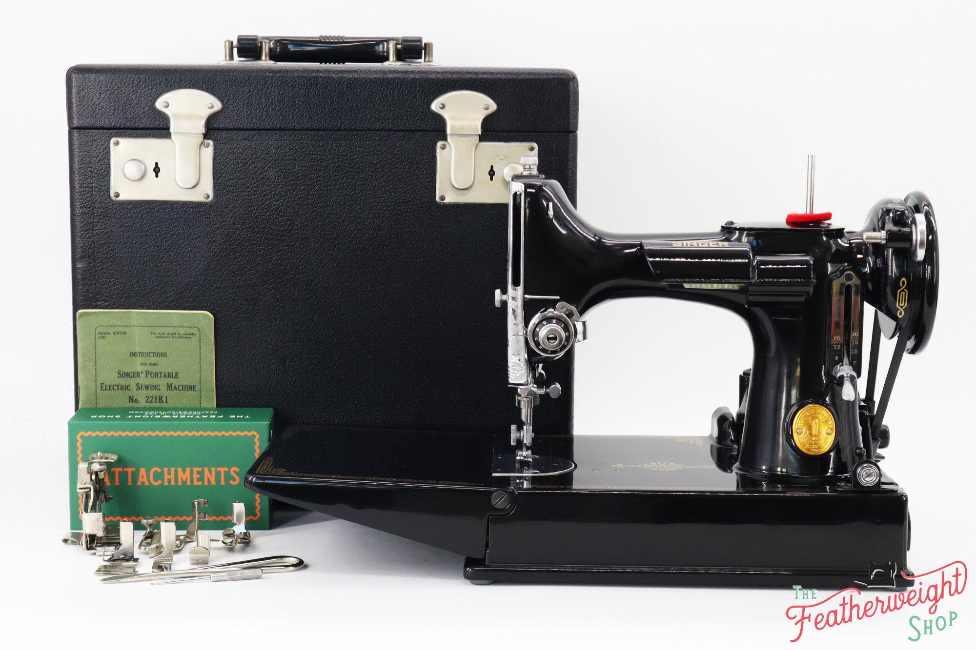 Singer Featherweight 221K Sewing Machine For Sale – The Singer ...