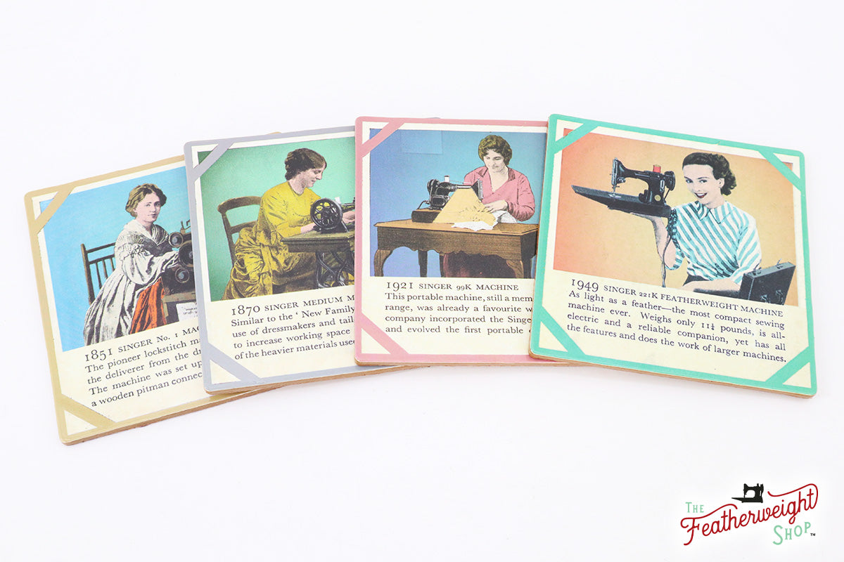 Coasters, Sewing Machine Timeline – The Singer Featherweight Shop