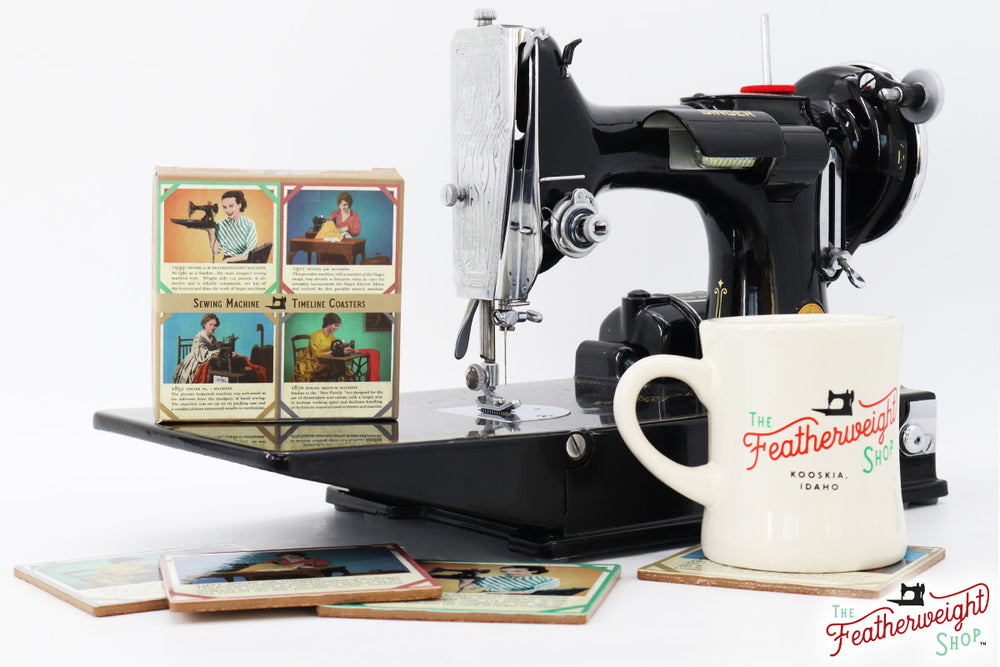 Coasters, Sewing Machine Timeline – The Singer Featherweight Shop