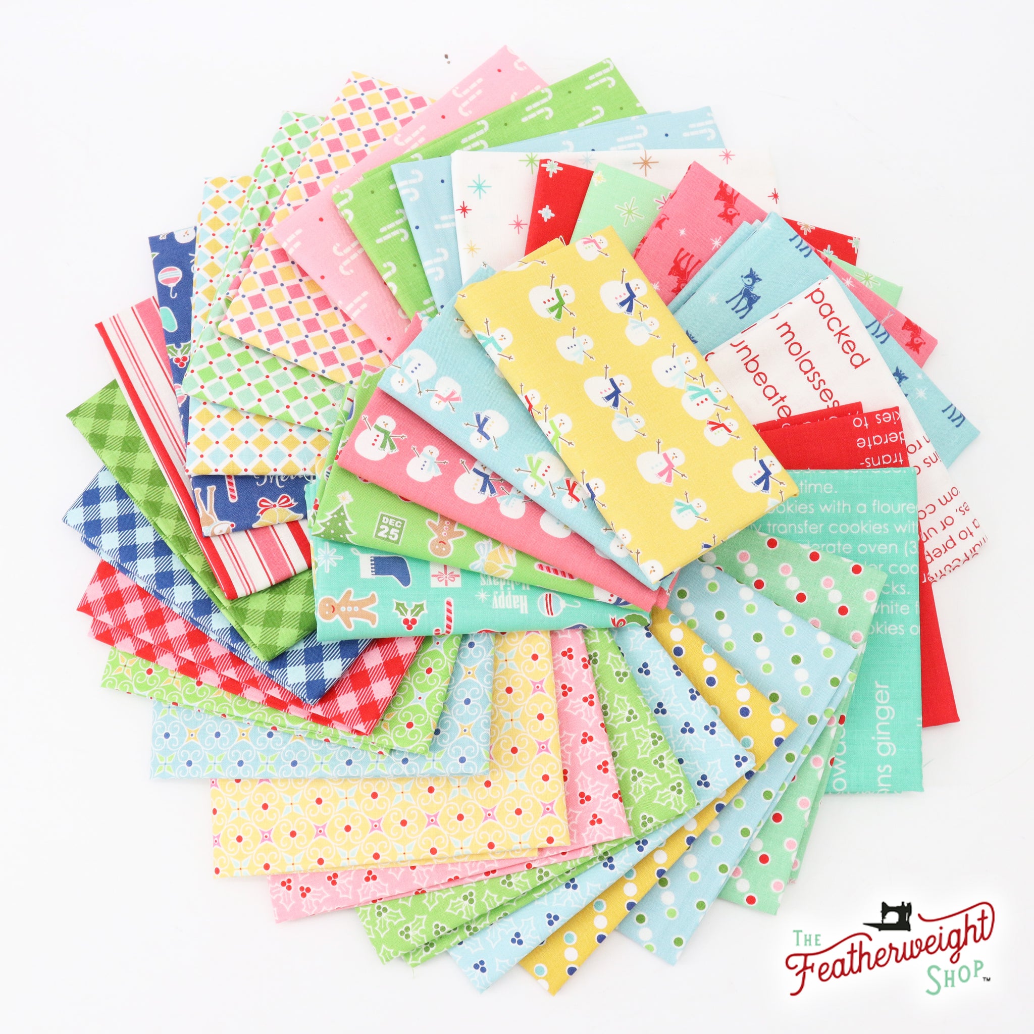 Fabric, Cozy Vintage Christmas Fat Quarter Bundle by Lori Holt – The Singer Featherweight Shop