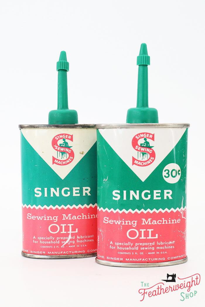 Oil Can, Singer (Vintage Original) – The Singer Featherweight Shop