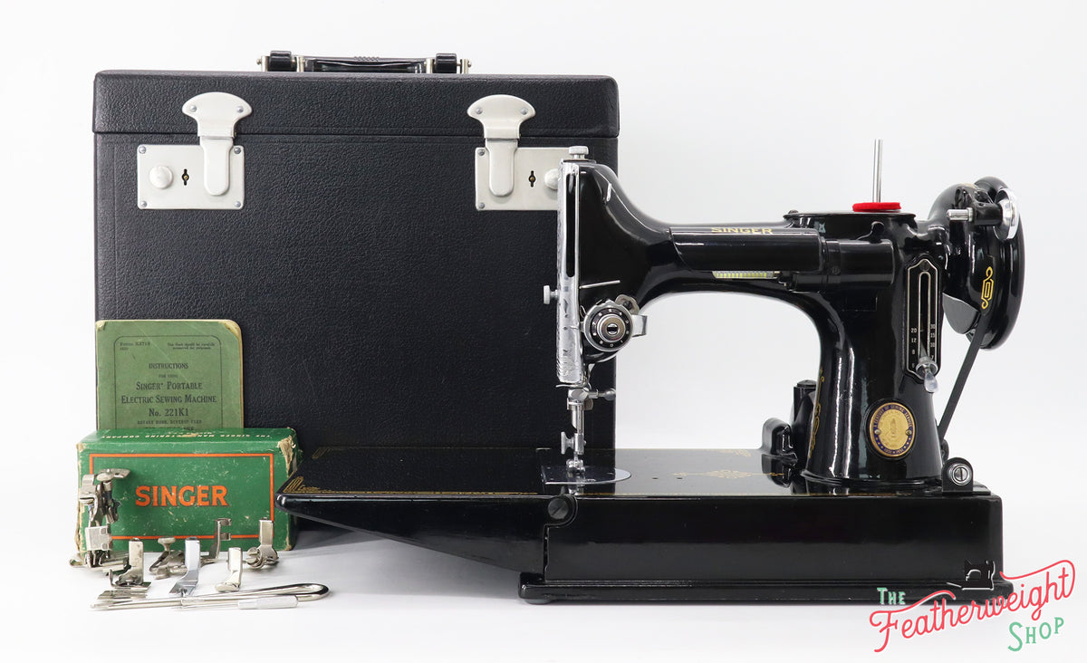 Singer Featherweight 221K Sewing Machine, Centennial! EG349*** – The ...