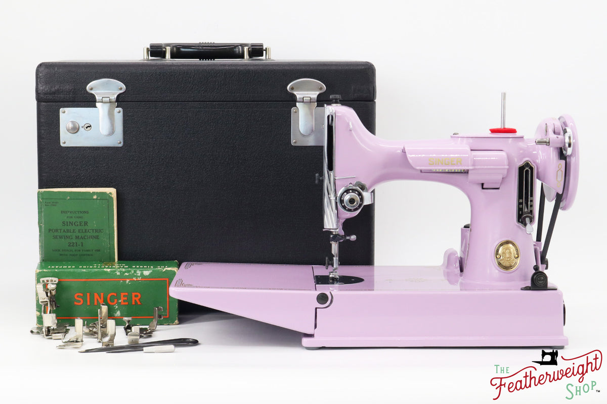 Singer Featherweight 221, AK784*** - Fully Restored in Wisteria – The ...