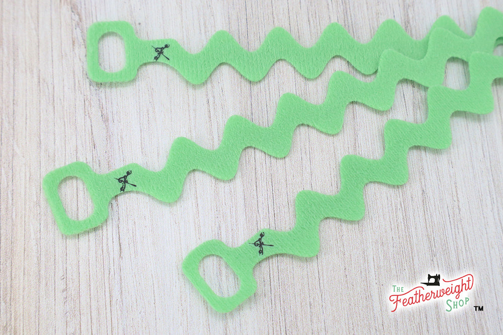 Cord WRAP, Ric Rac - Set of 3 (GREEN) – The Singer Featherweight Shop