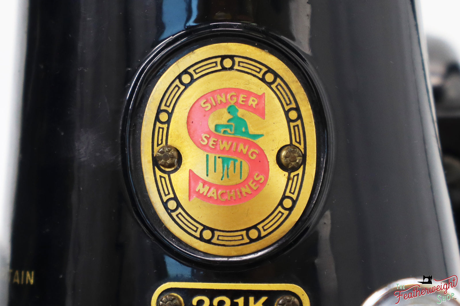 Singer Featherweight 221 Badge, Vintage Original – The Singer ...