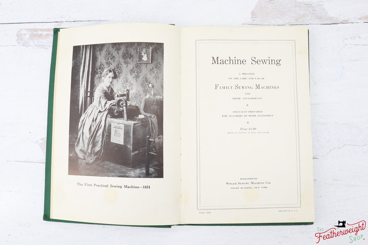 Singer Teacher's Textbook Machine Sewing Book 1953 – The Singer ...