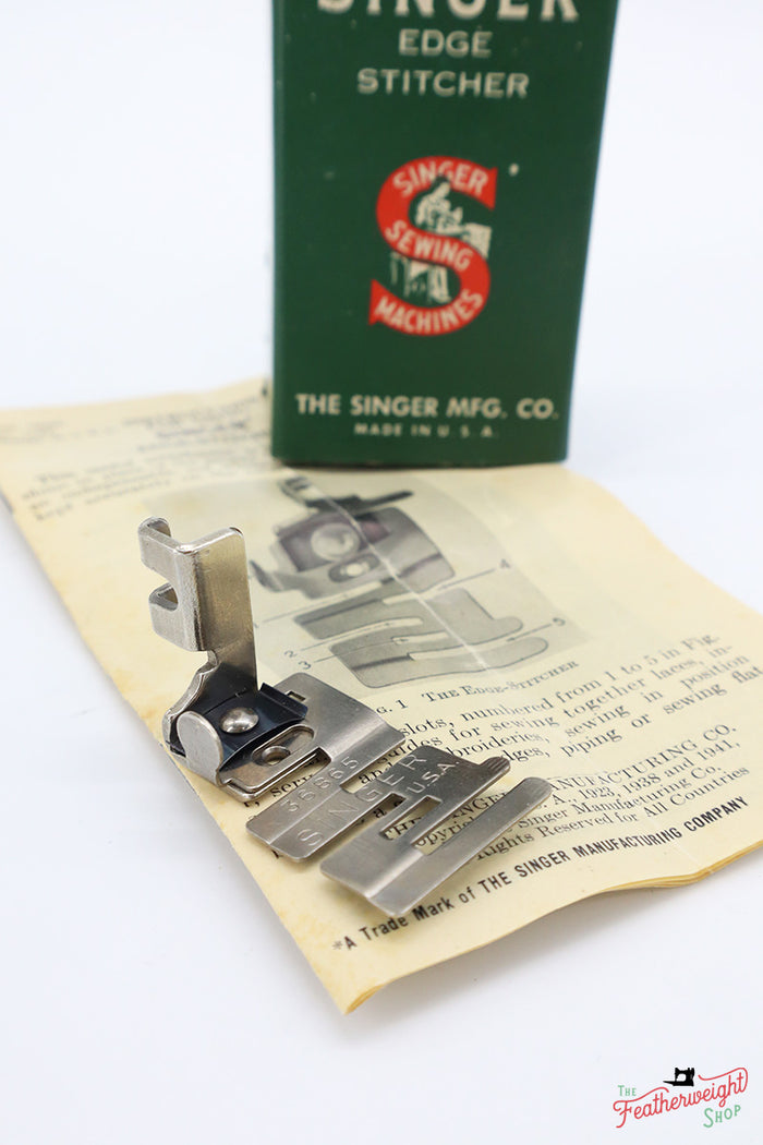 Singer Featherweight 221 222K Edge Stitcher Attachment – The Singer ...