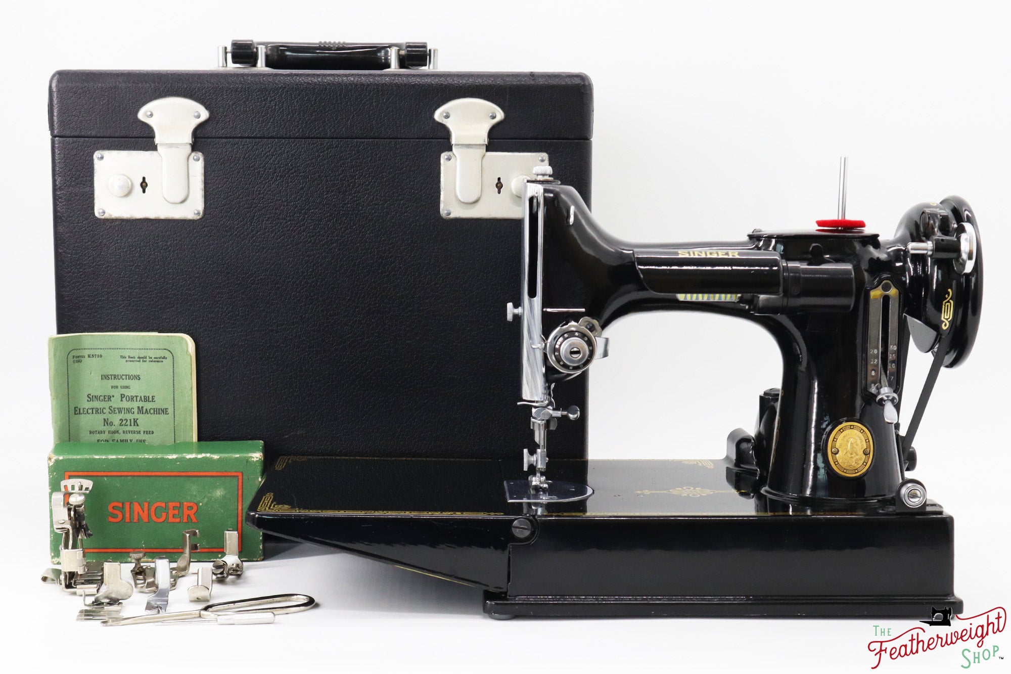 Singer Featherweight 221K Sewing Machine, 1952 - EH3715** – The Singer ...