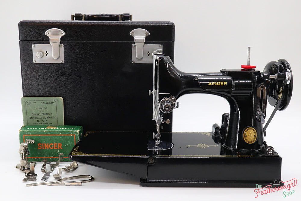 Singer Featherweight 221K Sewing Machine, EH134*** – The Singer ...