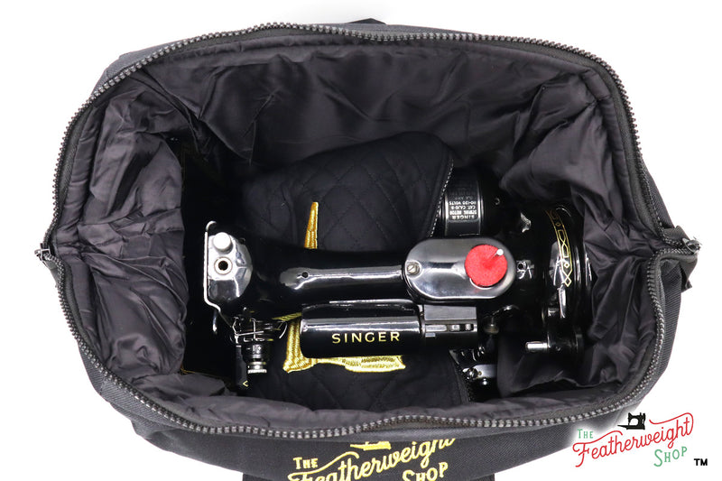 BAG, Padded TRAVEL fits Singer Featherweight 221 & 222 - BLACK – The ...