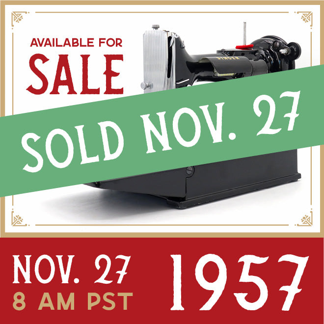 Singer Featherweight 221K Sewing Machine, 1957 - EM0173** – The Singer ...