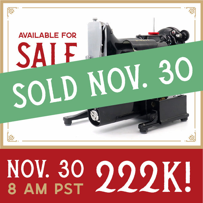 Singer Featherweight 222K Sewing Machine For Sale – The Singer ...