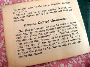 Stocking Darner, Singer (Vintage Original) – The Singer Featherweight Shop