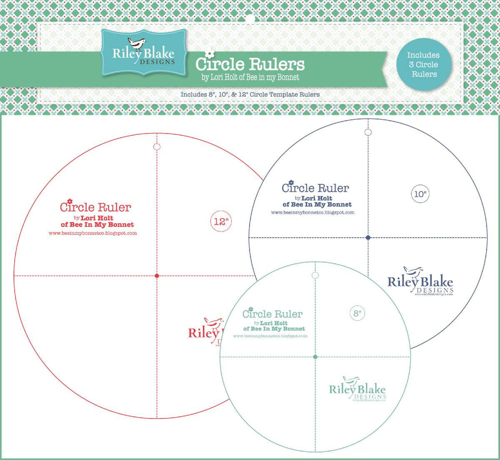 Cutting Ruler SET, Circle Ruler by Lori Holt – The Singer Featherweight ...
