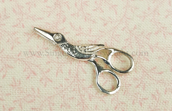 Jewelry, Embroidery Scissors Sterling Silver, CHARM – The Singer ...