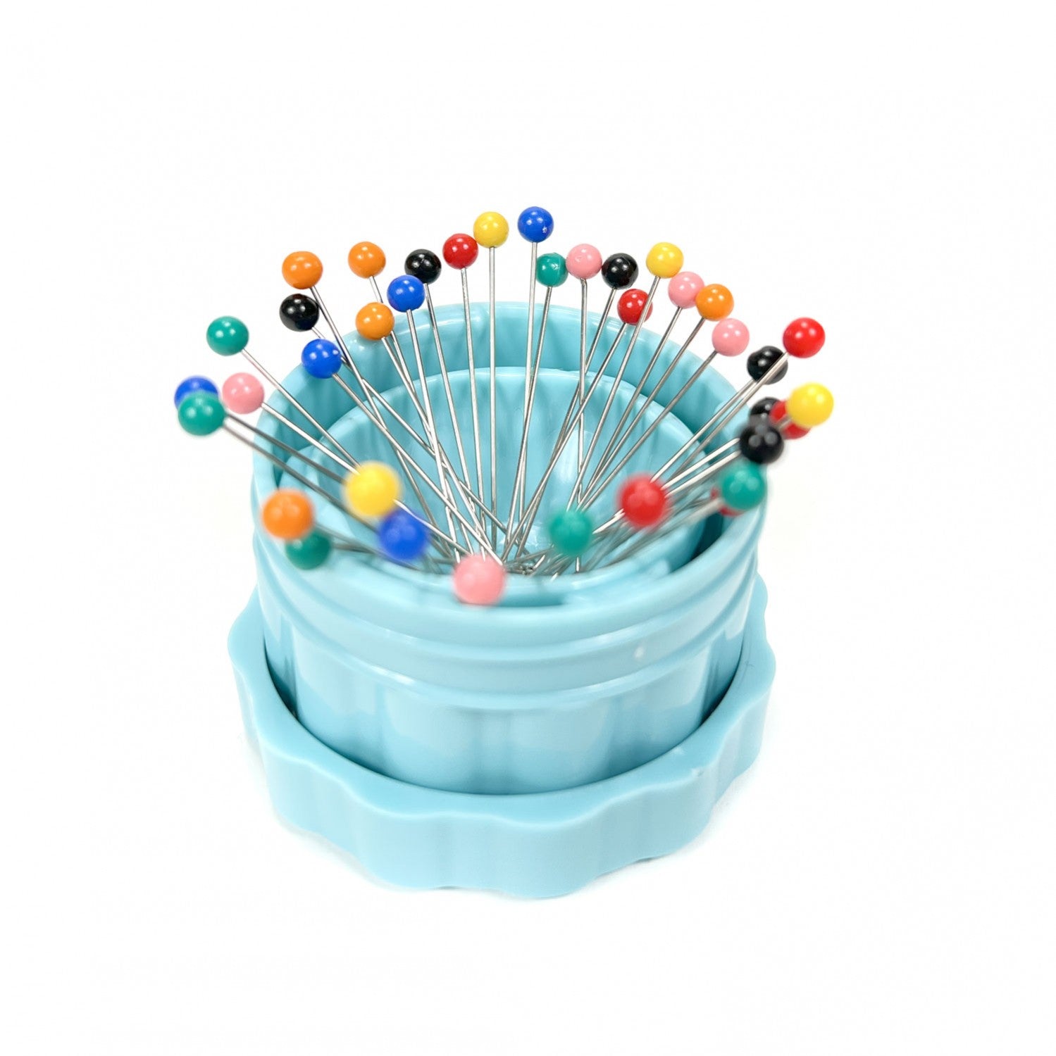 Magnetic Pin Cup- Bohemian Blue (SMALL) – The Singer Featherweight Shop