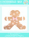 Pattern, Gingerbread Man Quilt Block by Burlap and Blossom (digital do ...
