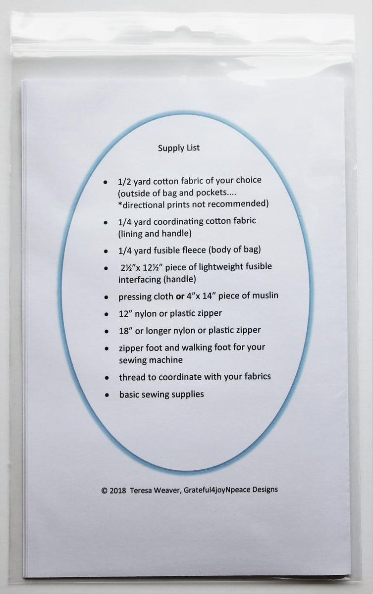 PATTERN, CATCH-ALL CUTIE from Your Sewing Friend – The Singer ...