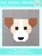 Pattern, Jack Russell Terrier Dog Quilt Block by Burlap and Blossom (d ...