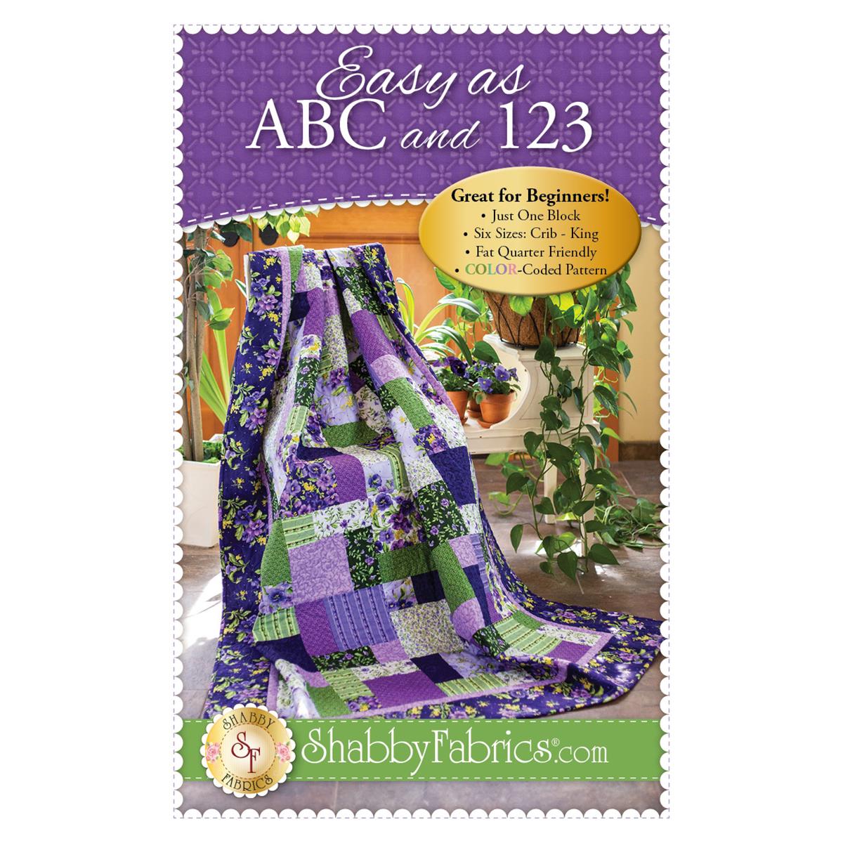 PATTERN, EASY AS ABC and 123 Quilt by Shabby Fabrics – The Singer ...