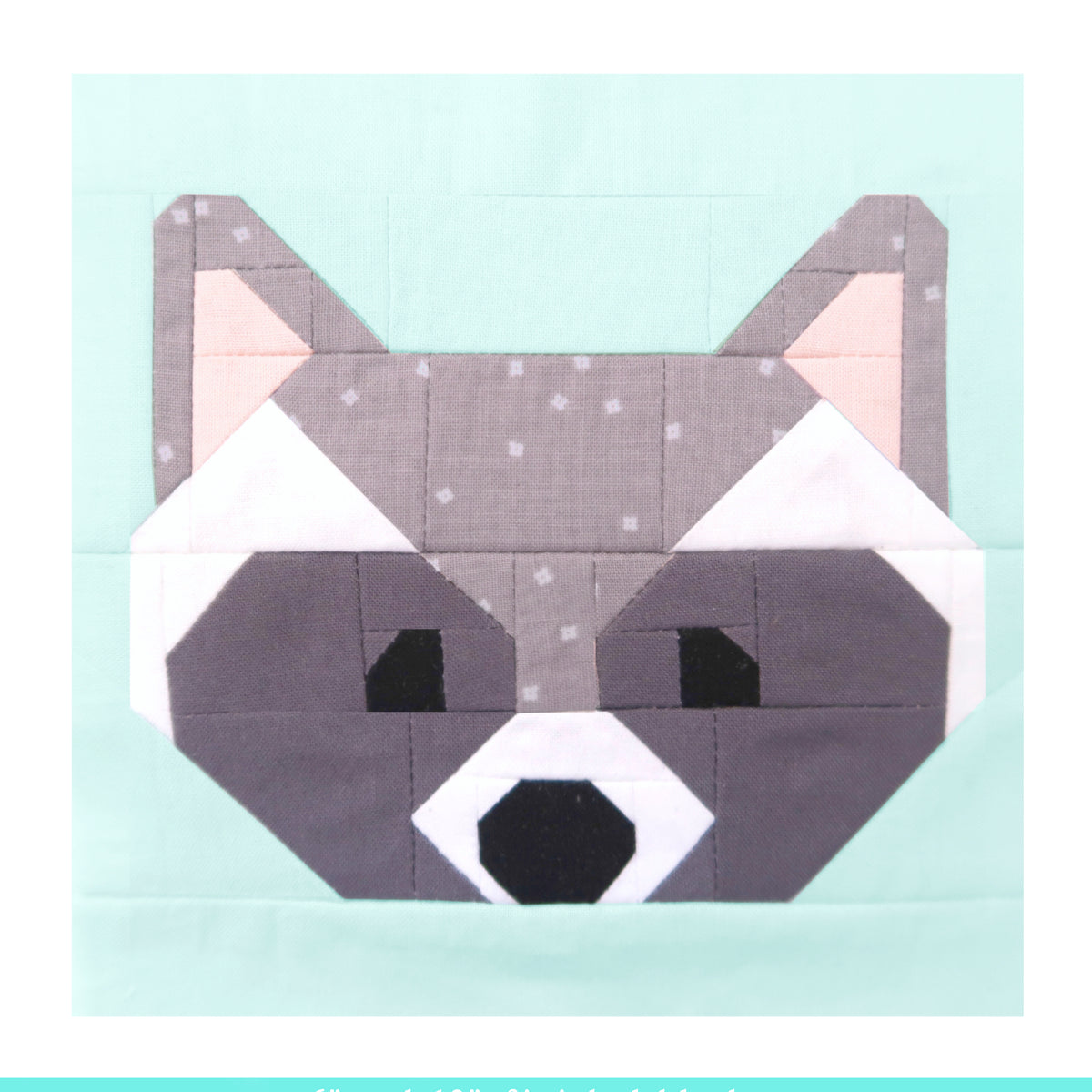 raccoon face pattern