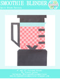 Pattern, Smoothie Blender Quilt Block by Burlap and Blossom (digital d ...